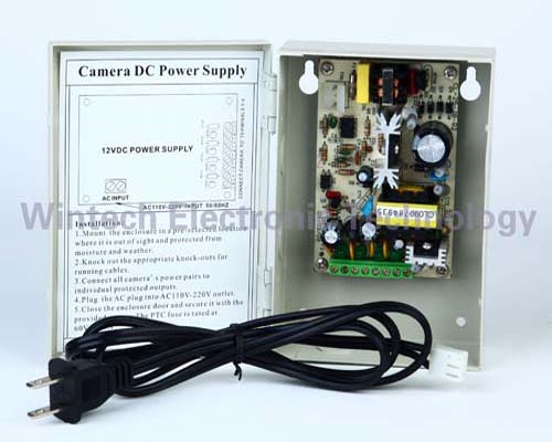 12V 4Channels 2Amp CCTV power supply - 威太科电子科技(杭州)有限公司